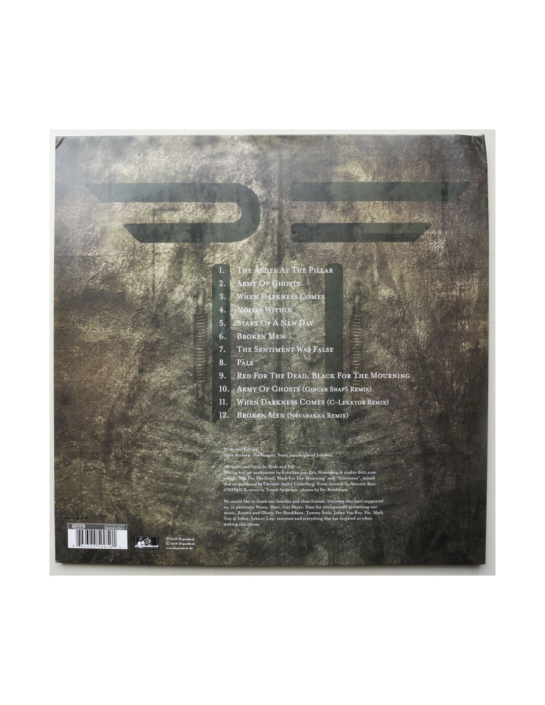 Pride And Fall - Red For The Dead - Black For The Mourning (2lp+cd)